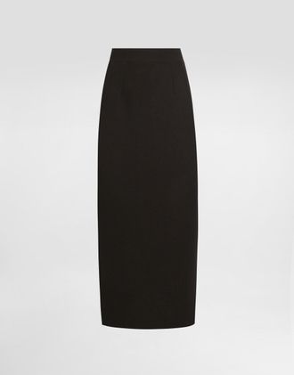 Dolce & Gabbana Longuette-rock Aus Schurwolle - Frau R&ouml;cke Schwarz 42