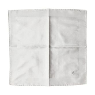 Dolce & Gabbana Ms7665-P Carr&eacute; de Soie Mouchoir - Femme - Accessoires - Blanc - Taille: ONE Size