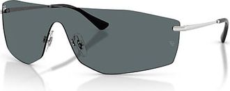 Ray-Ban Alix Bio-based Sonnenbrillen Silber Fassung Grau Glas 01-41