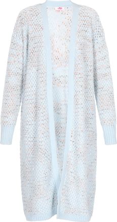 Mymo Strickjacke Frauen blau meliert