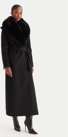 Yes London Wollmantel CD1218 Schwarz Regular Fit