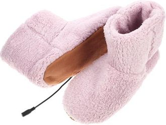 Hemobllo Chaussures Chauffantes USB Rechargeables Simples et Pratiques pour Garder au Chaud