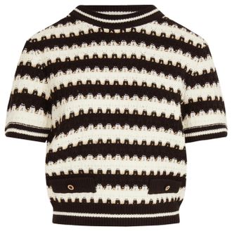 Morgan Damen 251-mbeauty Pullover, Off White/Schwarz, Medium