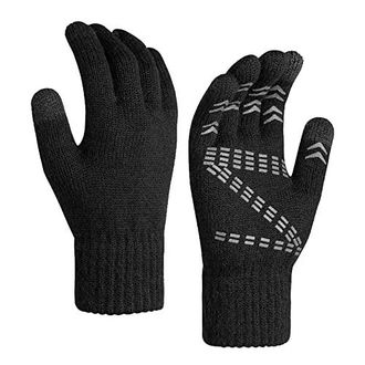 Generic Gants dhiver pour femme avec doublure en polaire chaude pour &eacute;cran tactile - Gants thermiques pour femme - Moufles pour femme - Cadeaux en plein air, 