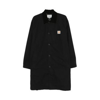 Carhartt Work in Progress Stylischer Mantel f&uuml;r M&auml;nner - - Coats - Herren - Schwarzk - L