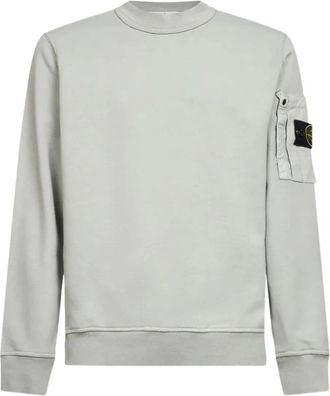 Stone Island Homme, Sweatshirts et sweats &agrave; capuche, Gris, Taille: XL Felpa Sage V0055