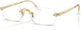 Ray-Ban Rb3928v Optics By A$ap Rocky Arista Gold Fassung Klar Glas Polarisiert 52-20