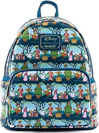 Loungefly Disney Robin Hood Sherwood All Over Print Womens Double Strap Shoulder Bag Purse