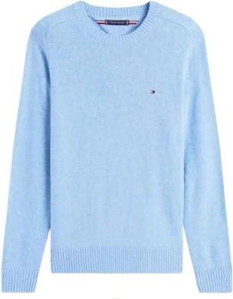 Tommy Hilfiger Col rond Lambswool, bleu ciel, XL