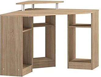 Symbiosis Corner Bureau dangle Ch&ecirc;ne Naturel 94x94x83,4 cm