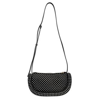 J.W.Anderson Leder- und Strass-Tasche - - Bags - Damen - Schwarzk - ONE SIZE