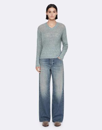 AllSaints Mabel Pullover in Hellblau