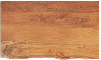 vidaXL Comptoir de salle de bain 90x60x2,5 cm rectangulaire acacia vidaXL