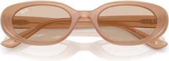 Ray-Ban Femme, Accessoires, Beige, Taille: 53 MM Lunettes de soleil