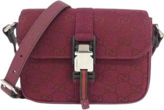 Gucci Sac bandouli&egrave;re Pre-owned - Femme - Pre-owned - Rouge - Taille: ONE Size