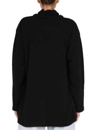 Aspesi V-Neck Wool Cardigan - Black
