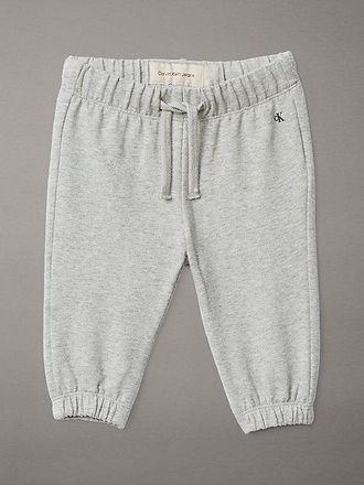 Calvin Klein Baby-trainingsanzug Aus Fleece Mit Logo - Grey Heather - Neugeborene - 56 (0-3M)