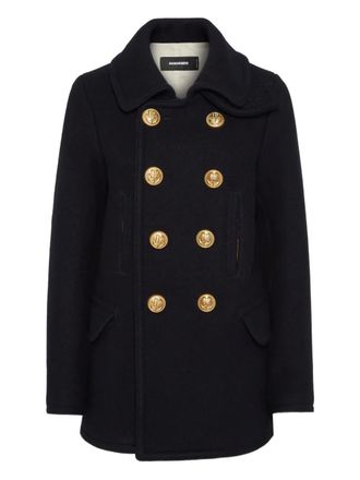 Dsquared2 manteau à boutonnière croisée - Noir