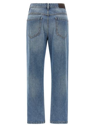 Brunello Cucinelli The Straight Leg Jeans - Blue