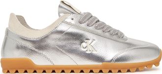 Calvin Klein Sneakers Calvin Klein Low Profile Sneaker Met HW0HW03305 Silberfarben