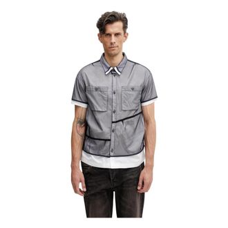 Andersson Bell Sheer Layered Shirt - - Shirts - Herren - Blau - XL