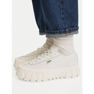 Tommy Jeans Sneakers Tommy Jeans Tjw Platform Sneaker Leather Lc EN0EN03165 Wei&szlig;