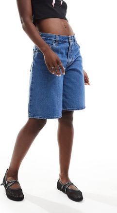 Levi's Bermuda dad baggy en jean - Bleu moyen