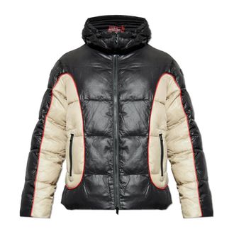 Diesel W-Ostend Hooded Puffer Jacket - - Jackets - Herren - Schwarzk - L