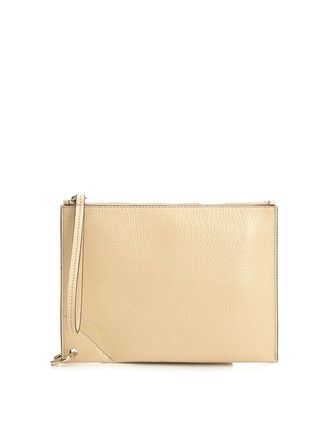 Chlo&eacute; Ledermantel - Beige