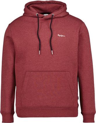 Pepe Jeans London Herren Hoodie rot unifarben