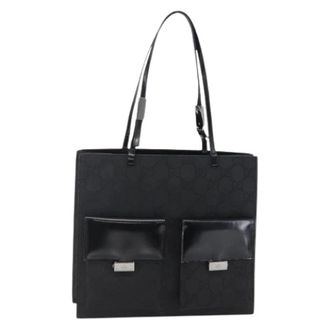 Gucci Pre-owned Nylon Tote Bag - - Pre-owned - Damen - Schwarzk - ONE SIZE