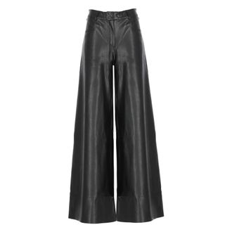 Norma Kamali Damen, Hosen, Schwarzk, SGröße