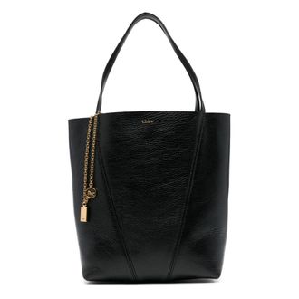 Chlo&eacute; Spin Medium Tote - - Bags - Damen - Schwarzk - ONE SIZE