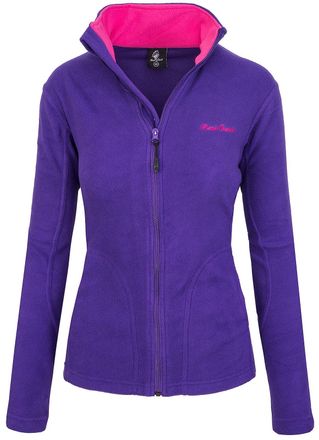 Rock Creek Damen Fleecejacke Fleece Jacke &Uuml;bergangs Jacke Sweatjacke D-389 [Purple XL]