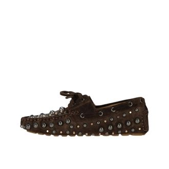 Strategia Mocassin en velours - Femme - Chaussures - Brun - Taille: 38 EU