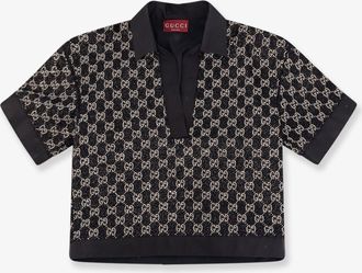 Gucci Lightweight lam&eacute; wool tweed top - GUCCI - gender_Woman