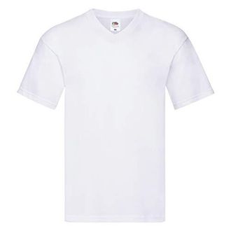 Fruit Of The Loom T-Shirt col V Original - Homme (XL) (Blanc)