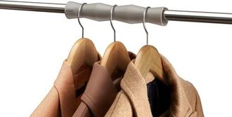 Joseph Joseph Orderly Kleiderstangen Abstandshalter 2pk, für Anzüge, Mäntel und Jacken, Kleiderbügel und Garderobe Stangen Organizer