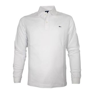 Paul & Shark Lang&auml;rmeliges Baumwoll-Piqu&eacute;-Polohemd - - Tops - Herren - Wei&szlig; - XL