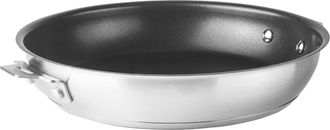 Lacor 56820 - Kombi-Bratpfannenkörper, Edelstahl 18/10, QuanTanium Antihaftbeschichtung, PFOA-frei, Sandwich-Thermodiffusorboden, 1 Liter, stapelbar, indukt