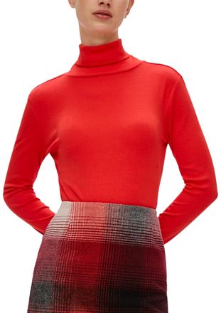 s.Oliver Damen T-Shirt Langarm 2172642 Red 42