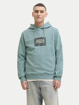 Jack & Jones Jack & Jones Sweatshirt Jjrain Sweat Hood 12288098 T&uuml;rkisfarben Regular Fit