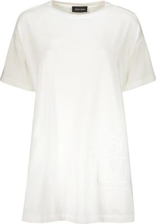 Herno Femme, Tops, Blanc, Taille: 38 FR T-shirt blanc en coton