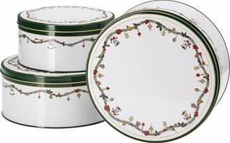 Hutschenreuther Nora Christmas Pl&auml;tzchendosen Set3