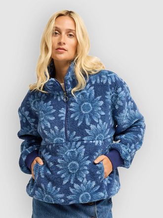 Billabong Time Off Half-Zip Pull Polaire bleu