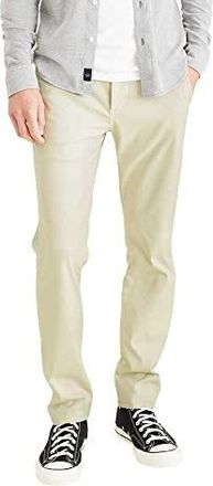 Dockers Smart Supreme Flex Skinny Jeans Homme, GRAY BREEZE, 33W / 34L