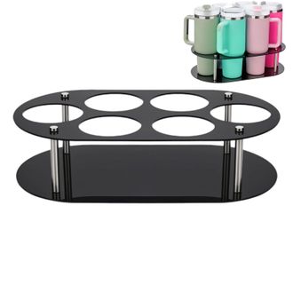 Generic Wasserflaschen-Organizer | Flaschenorganizer f&uuml;r Speisekammer und Schrank | 6 F&auml;cher f&uuml;r Getr&auml;nke, Speisekammer, Arbeitsplatte, Organisation K&uuml;che Zuh