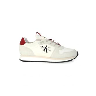 Calvin Klein Beige Suede Runner Sock Sneaker - - Shoes - Herren - Beige - 44 EU