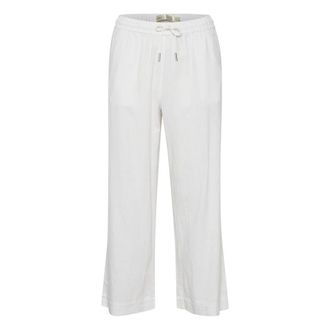 Inwear Femme, Pantalons, Blanc, Taille: 40 FR Pantalon &agrave; Jambes Larges
