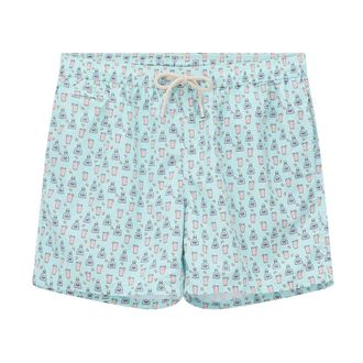 MC2 Saint Barth Lighting Badeshorts - - Swimwear - Herren - Blau - 2XL